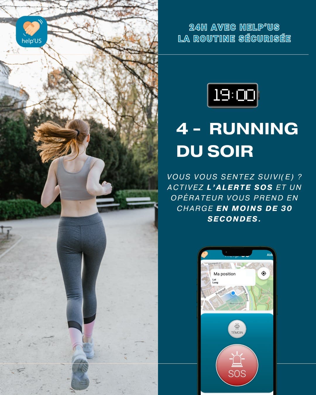 Help’US App, the Guardian Angel of Runners in France